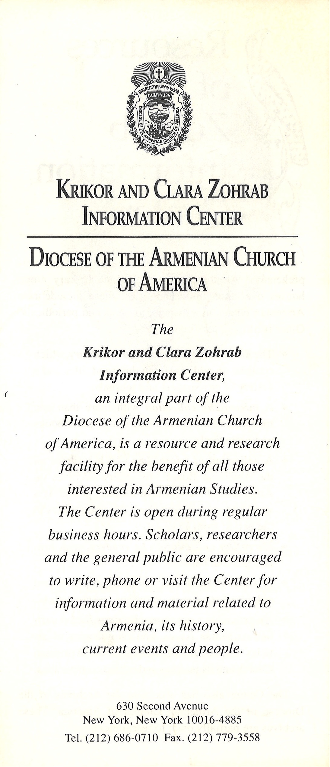 0286_001 – The Krikor and Clara Zohrab Information Center