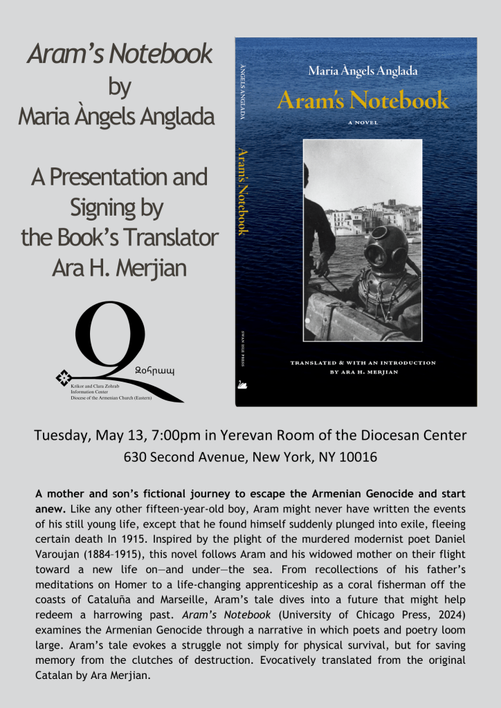 REMINDER: In-person event tomorrow (Tuesday) with Ara Merjian – The ...